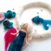Hanging Felted Needle Mermaid Felted Mermaid Needle Felted - Etsy