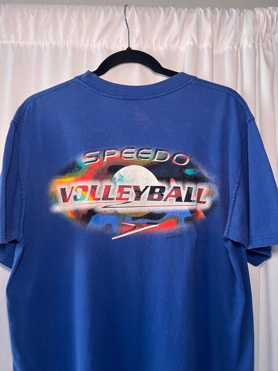 Vintage 1999 Speedo Volleyball Graphic T-Shirt - Gem