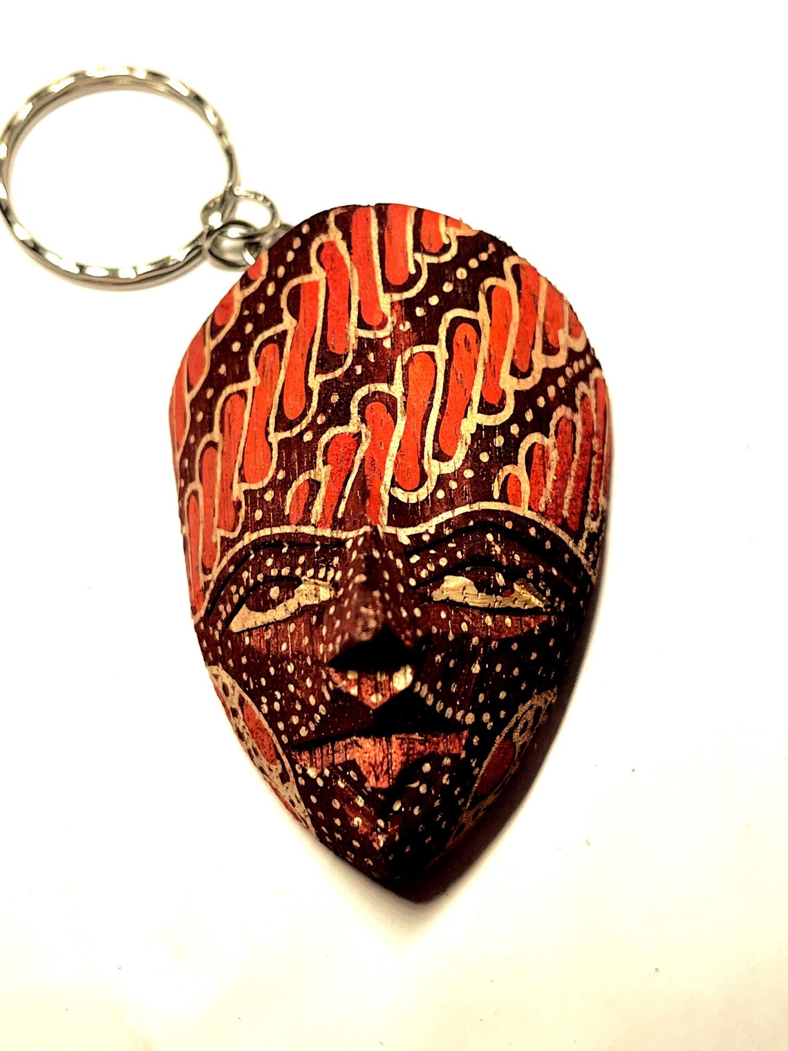 Batik Keychain Mask, From Bali - Etsy