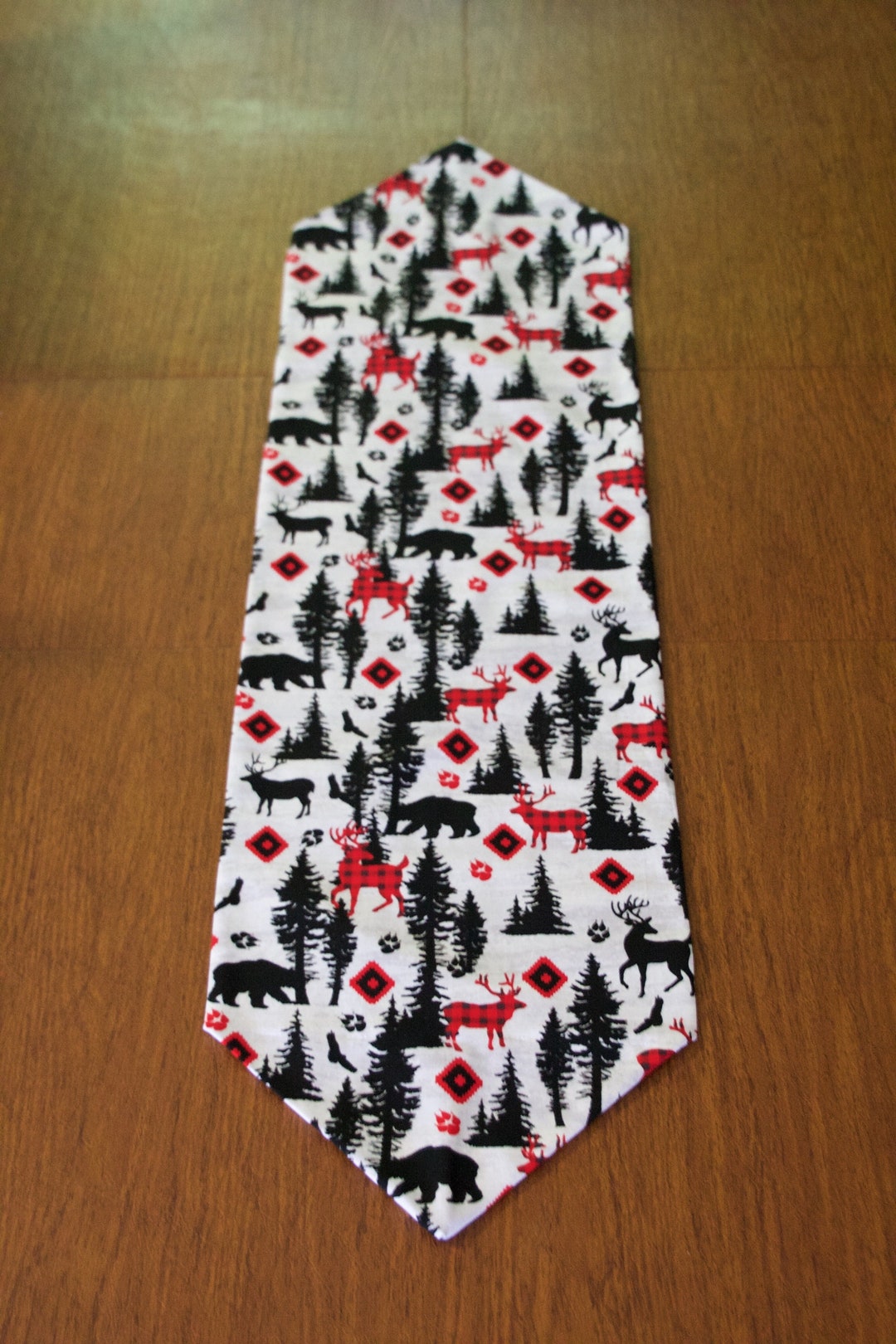 Lodge Table Runner, Cabin Table Runner, Table Runner, Rustic Cabin ...