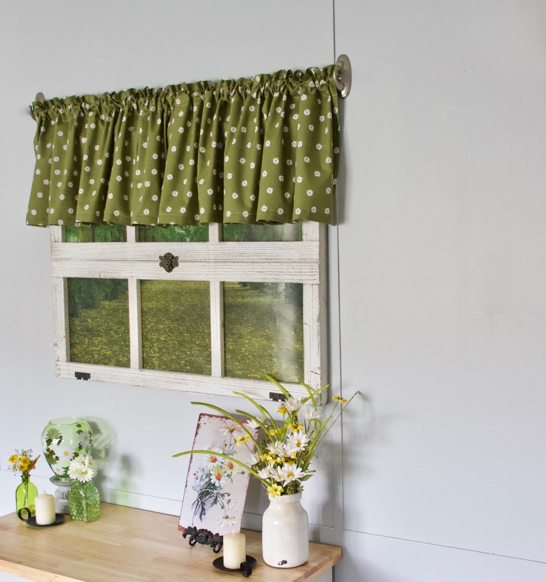 Daisy Valacnes,daisy Curtains,daisy Home Decor,country Kitchen Valances ...