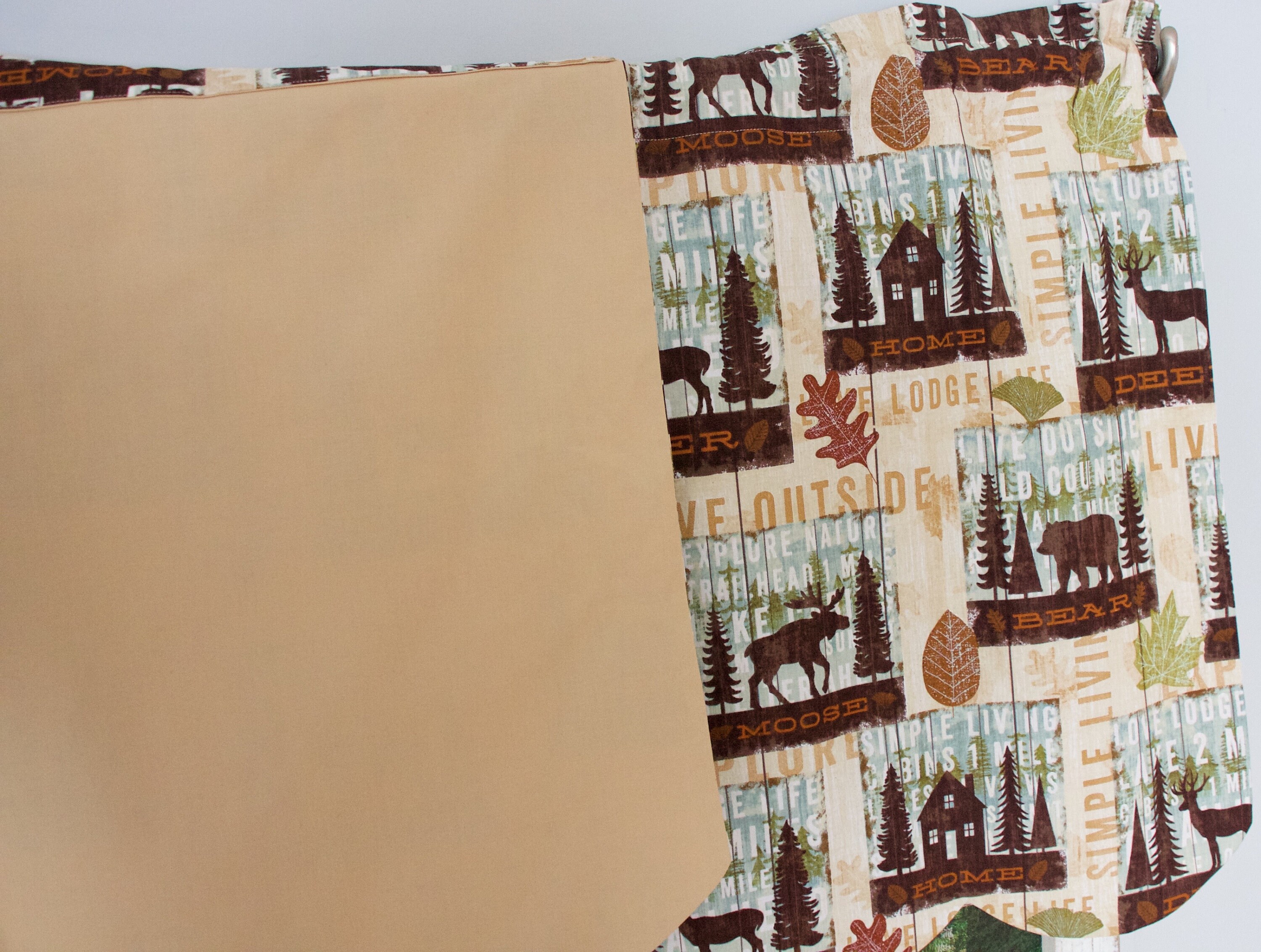 Lodge Curtains Lodge Valances Lodge Home Decor Cabin - Etsy