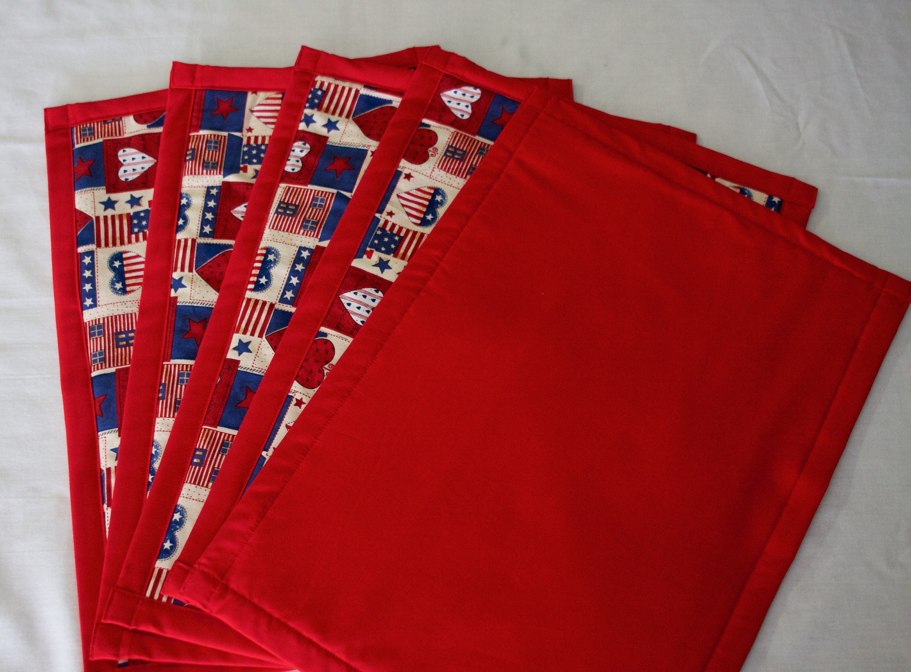 Country Heart Decorpatriotic Table Decorpatriotic Place | Etsy