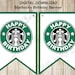 Starbucks Banner, Starbucks Birthday Banner, Starbucks Party Theme ...