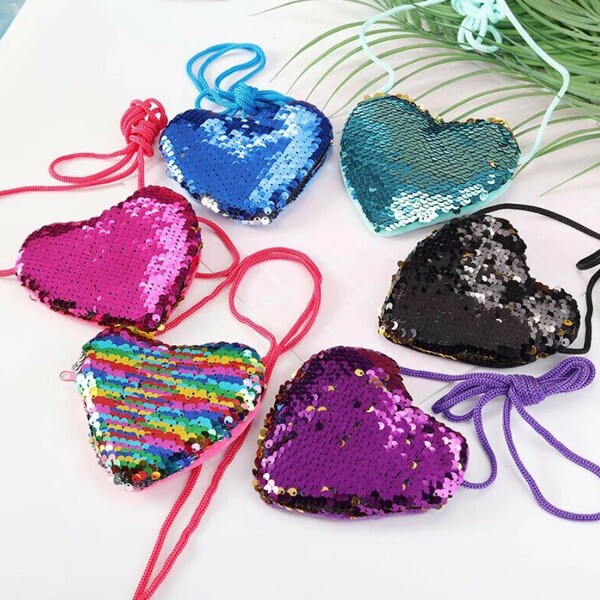 Sequin Heart - Etsy