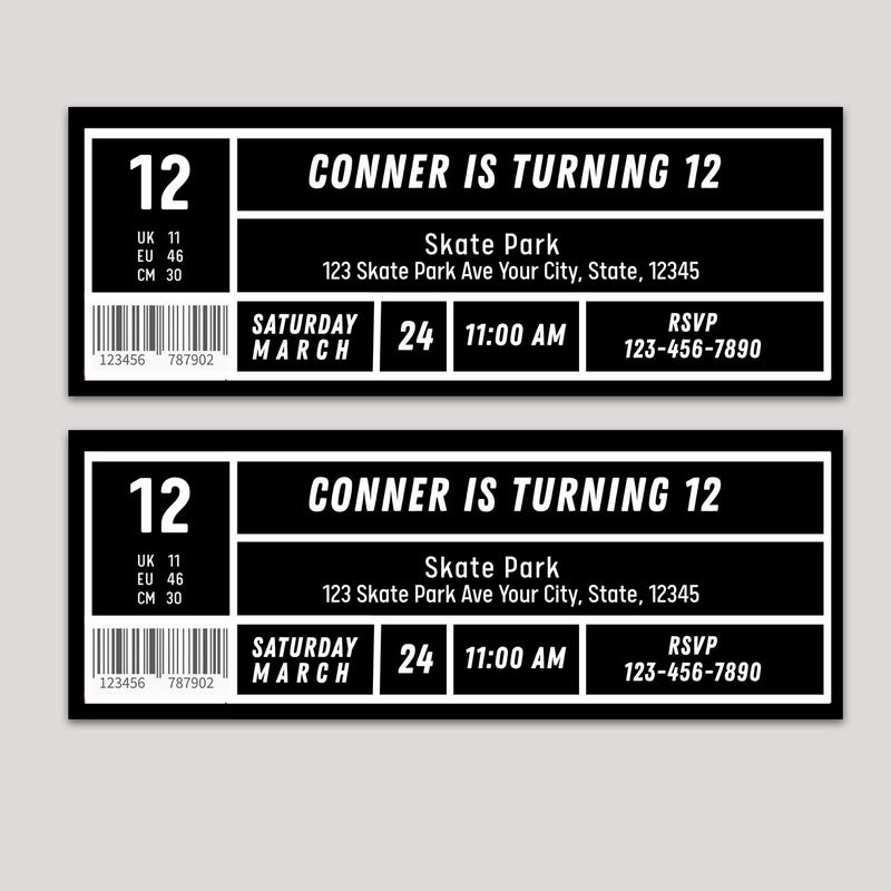 Shoe Invitations - Etsy