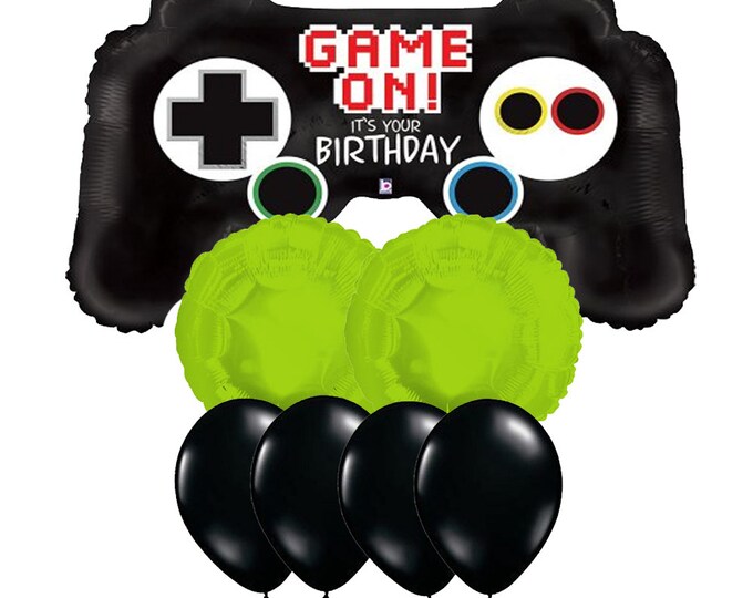 Gamer Birthday, Gamer Party, Xbox Party, Remote Control Balloon, Video ...