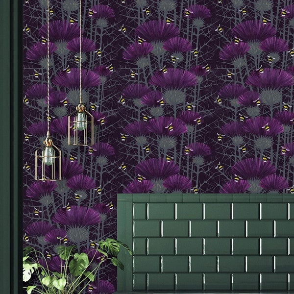 Bee Wallpaper - Etsy UK
