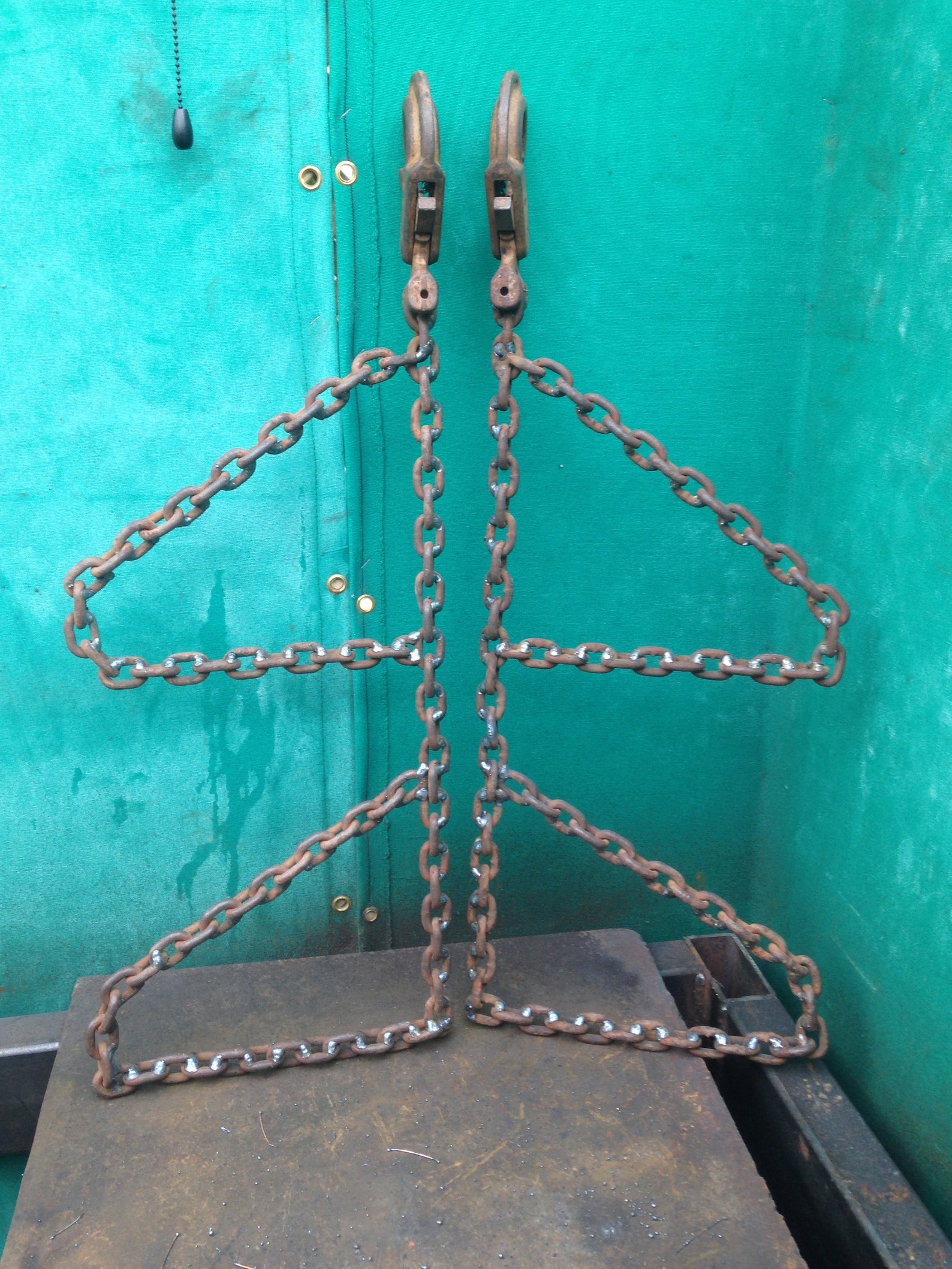 Hand Made Roller Chain Shelves Industrial Welded Book Shelf - Etsy