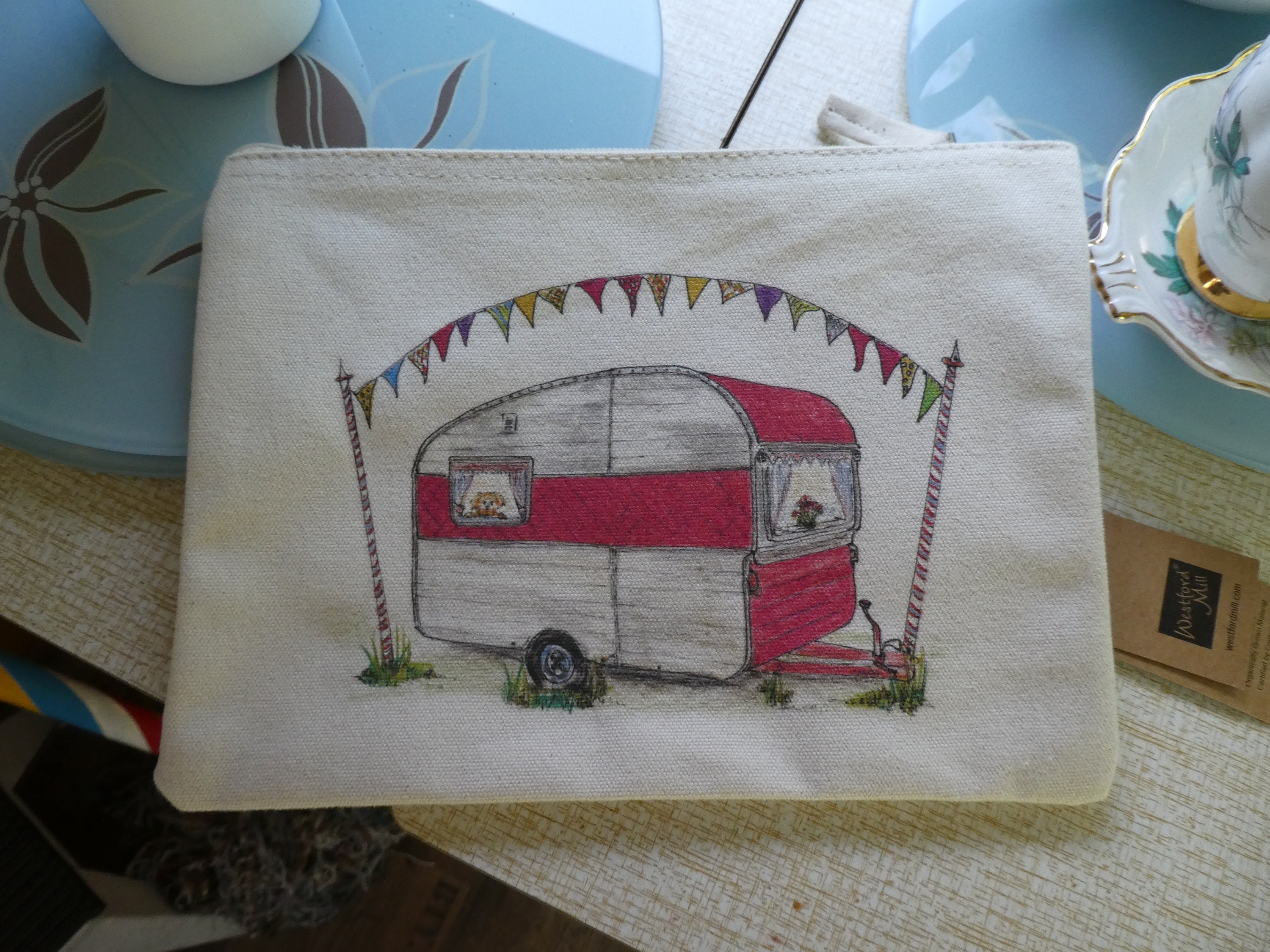 Vintage Caravan Mini Print Retro Fisher Holivan Ready - Etsy