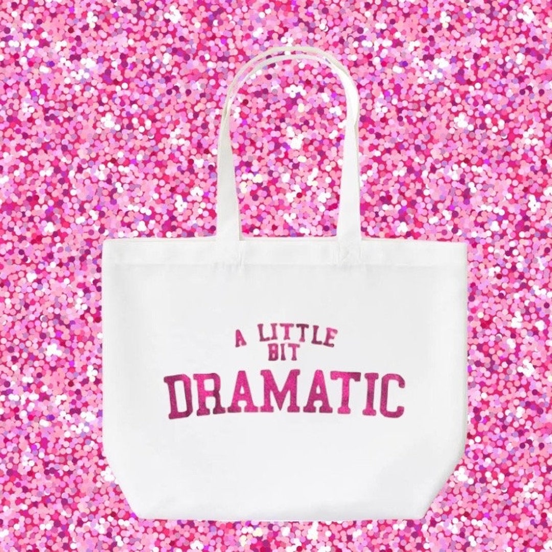 A Little Bit Dramatic Tote Bag, Iconic Mean Girls Regina George Lindsay Lohan , Mean Girls 2000s ...