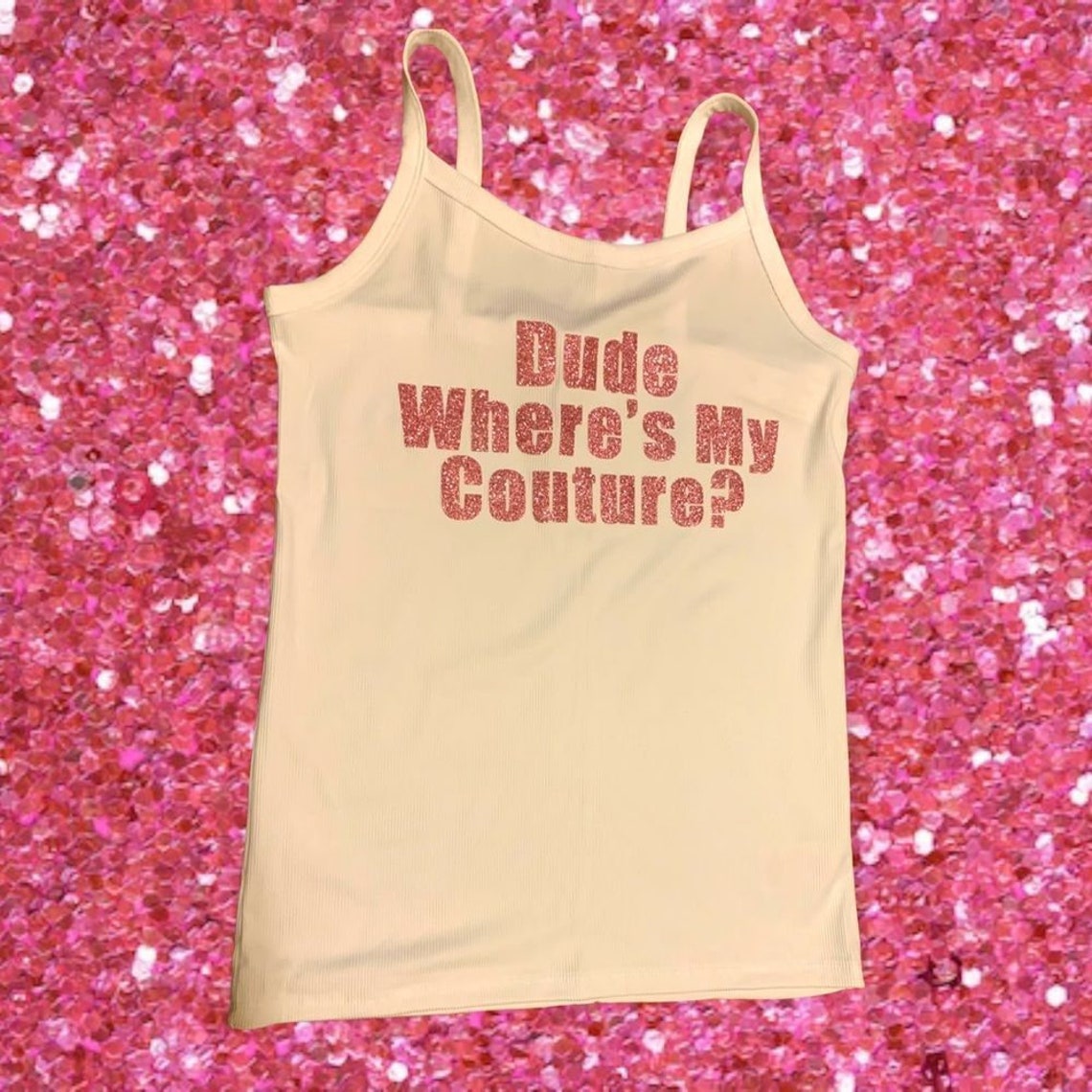 Dude Where's My Couture- Celebrity Inspired Baby Tee. Y2K Aesthetic ...