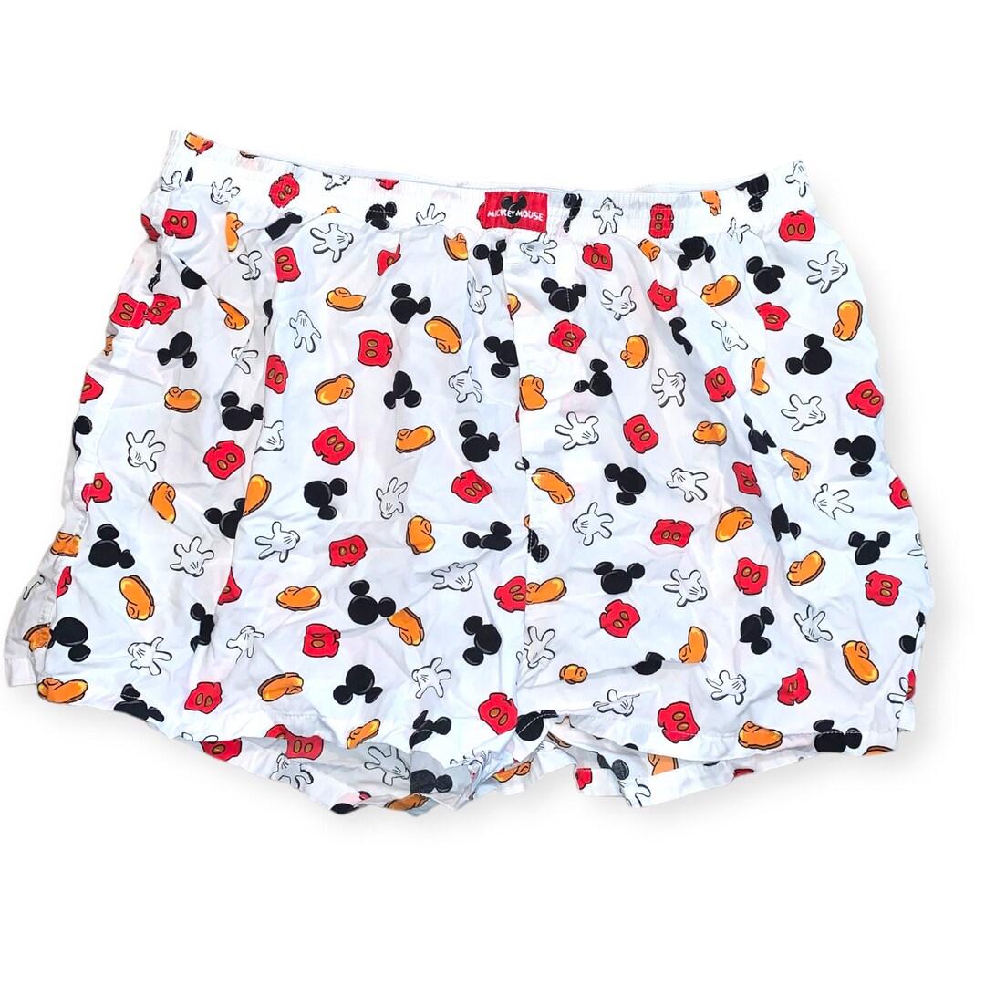 Vintagedisney World Mickey Mouse Boxers - Etsy