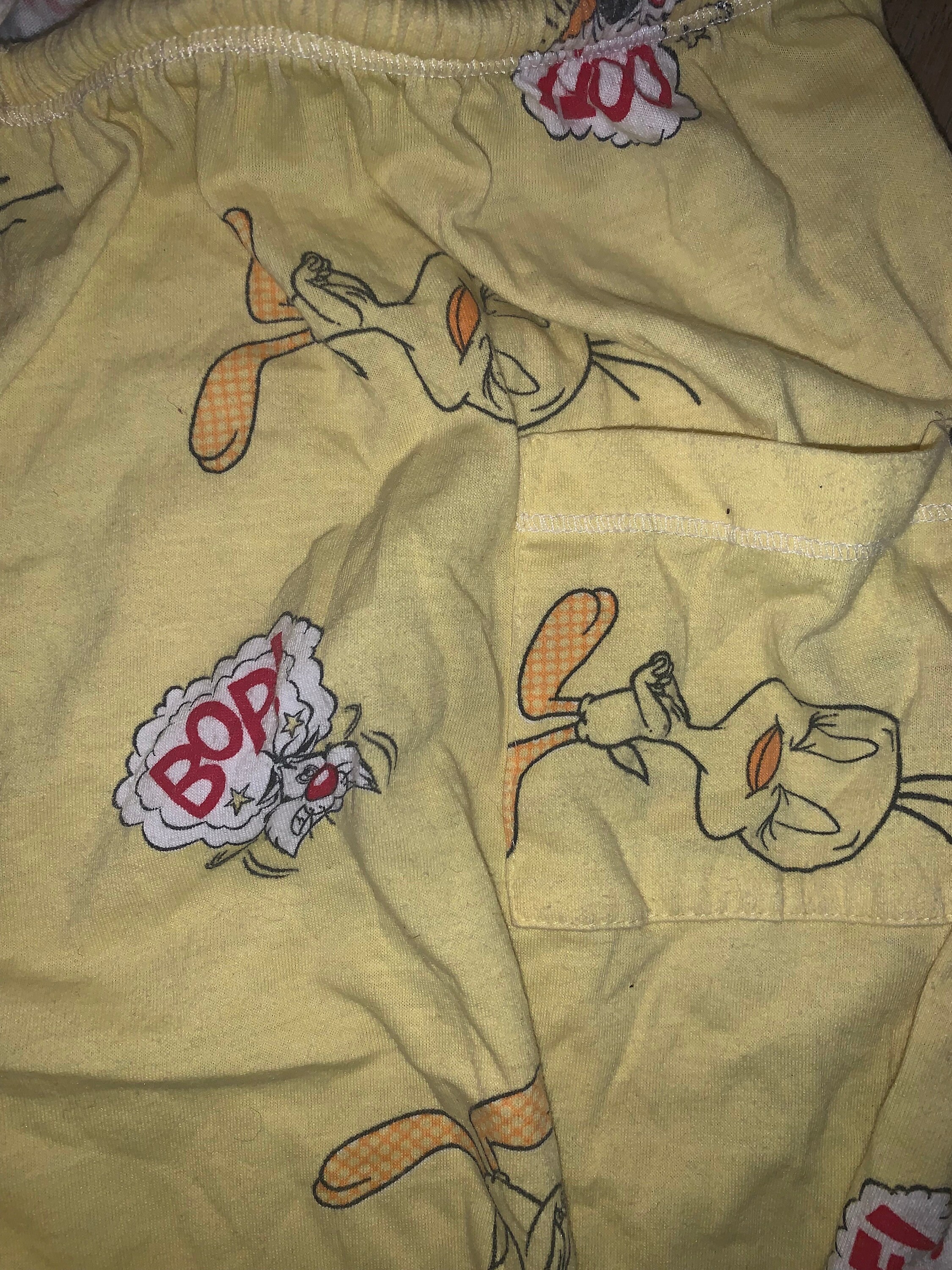 Vintage looney Tunes Tweety Bird Pajama Pants - Etsy