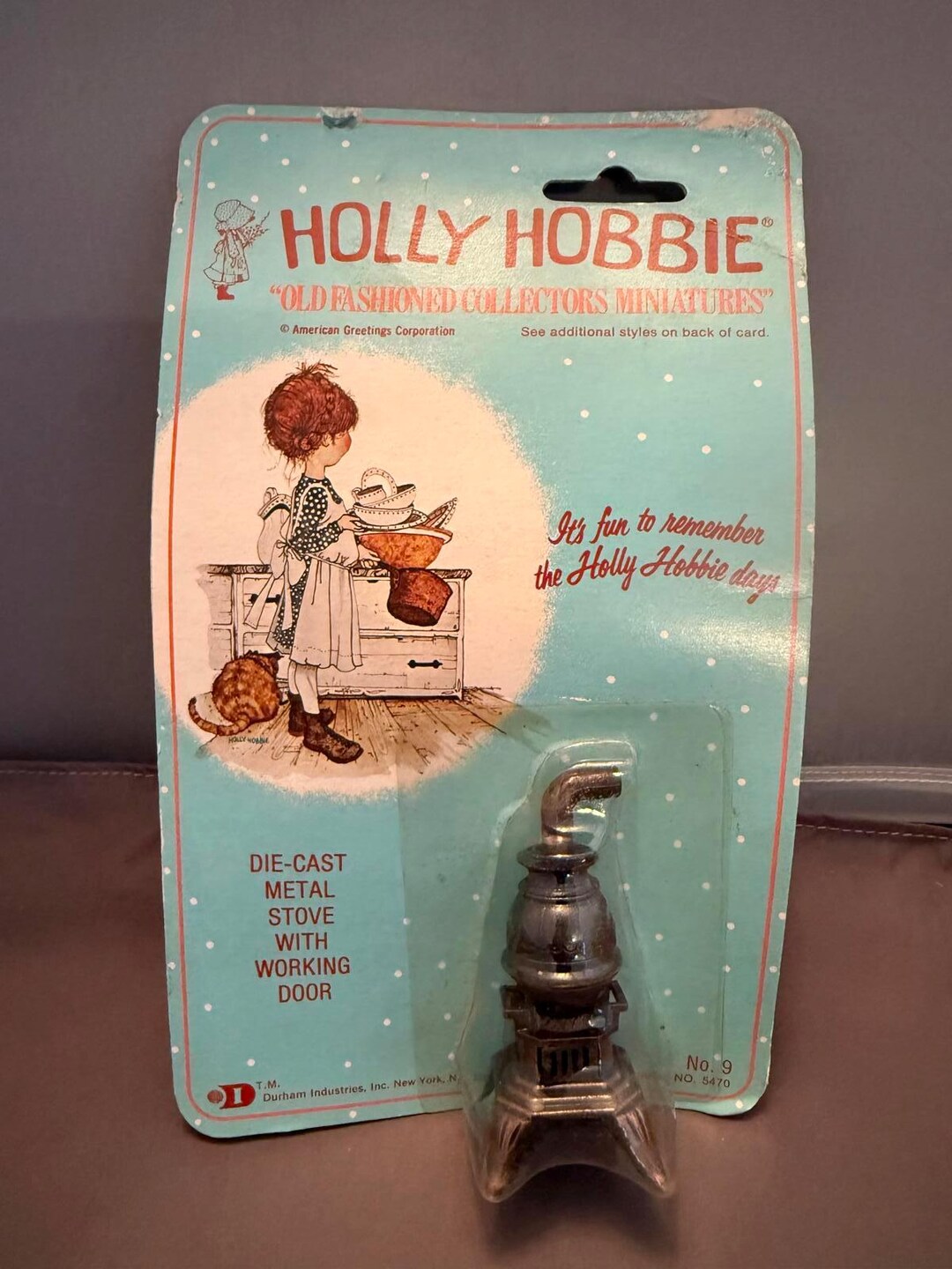 Vintage Durham Holly Hobbie Mini NIP Diecast Metal Wood Stove No 9 - Etsy
