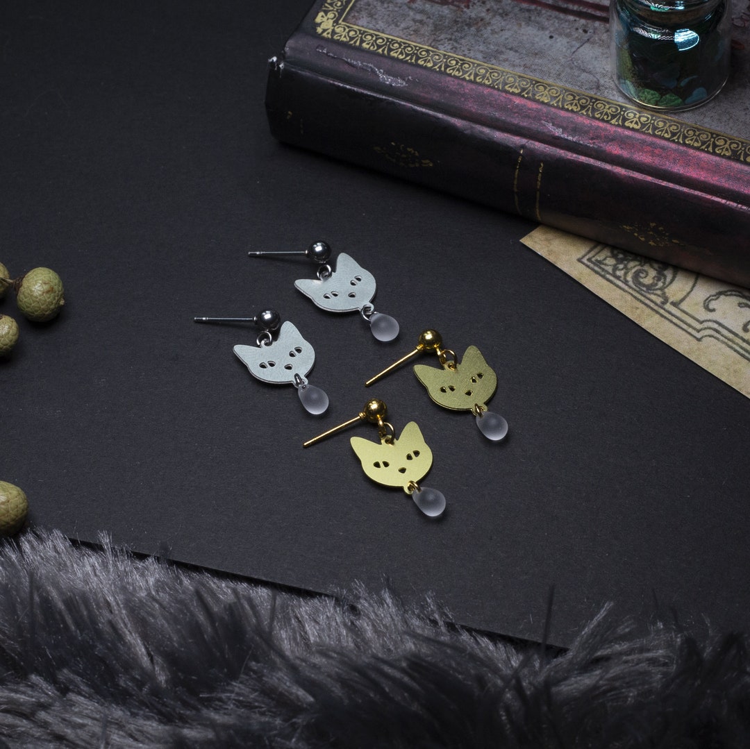 Stainless Steel Cat Ear Fleas - Etsy