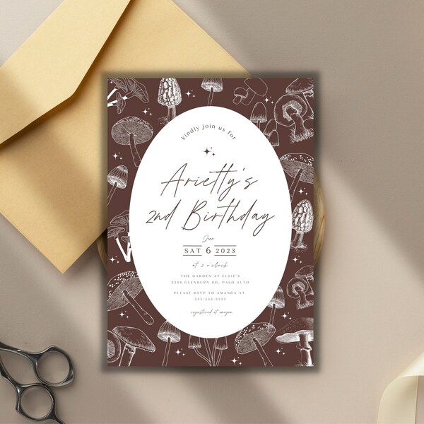 Cottage Core Invitations - Etsy