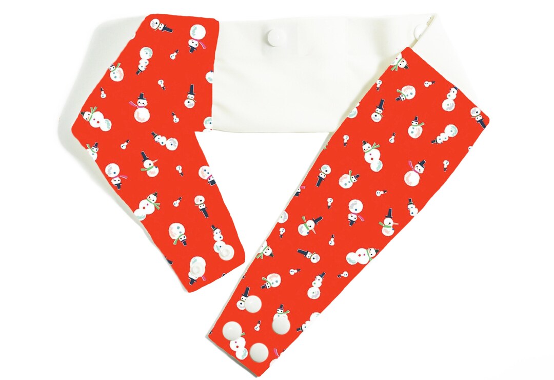 Snowmen on Red Insulin Pump Belt, Pump Band - Etsy