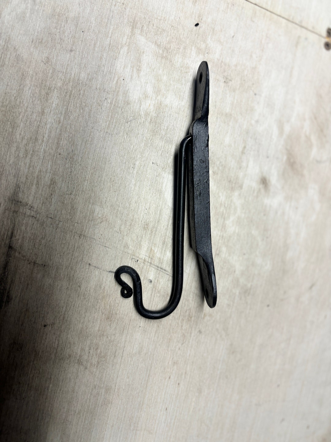Hand Forged Steel Hook - Etsy