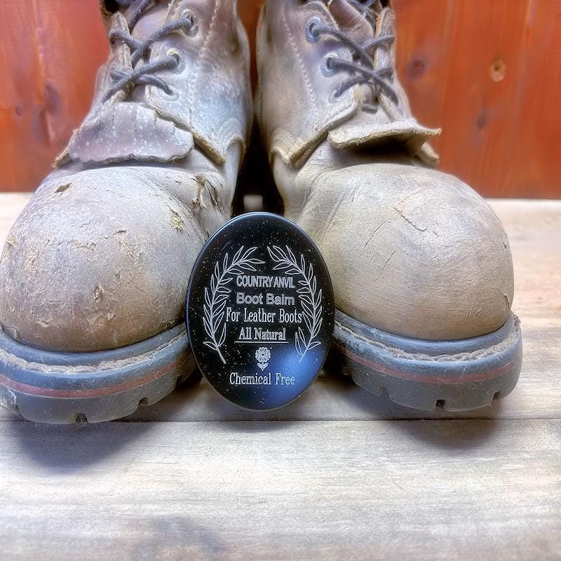 Leather Boot Balm - Natural Handmade Boot Conditioner - Etsy