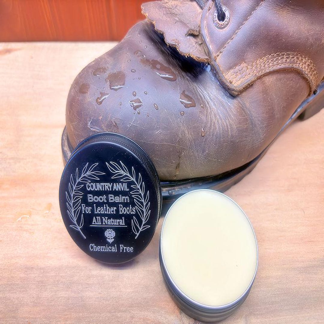 Leather Boot Balm - Natural Handmade Boot Conditioner - Etsy