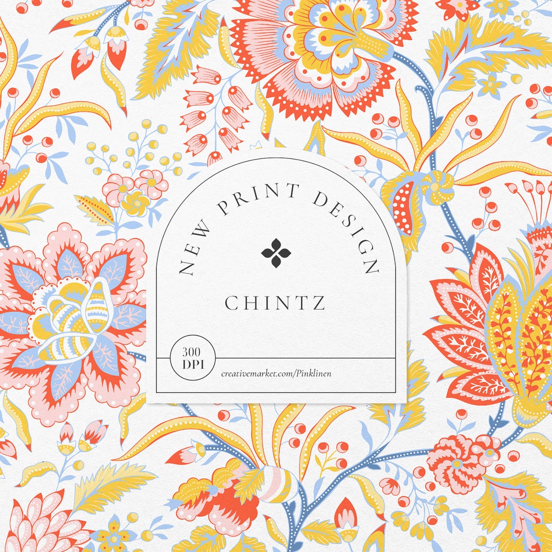 Vintage Chintz, Exquisite Print Patterns | Easy Color Separation ...