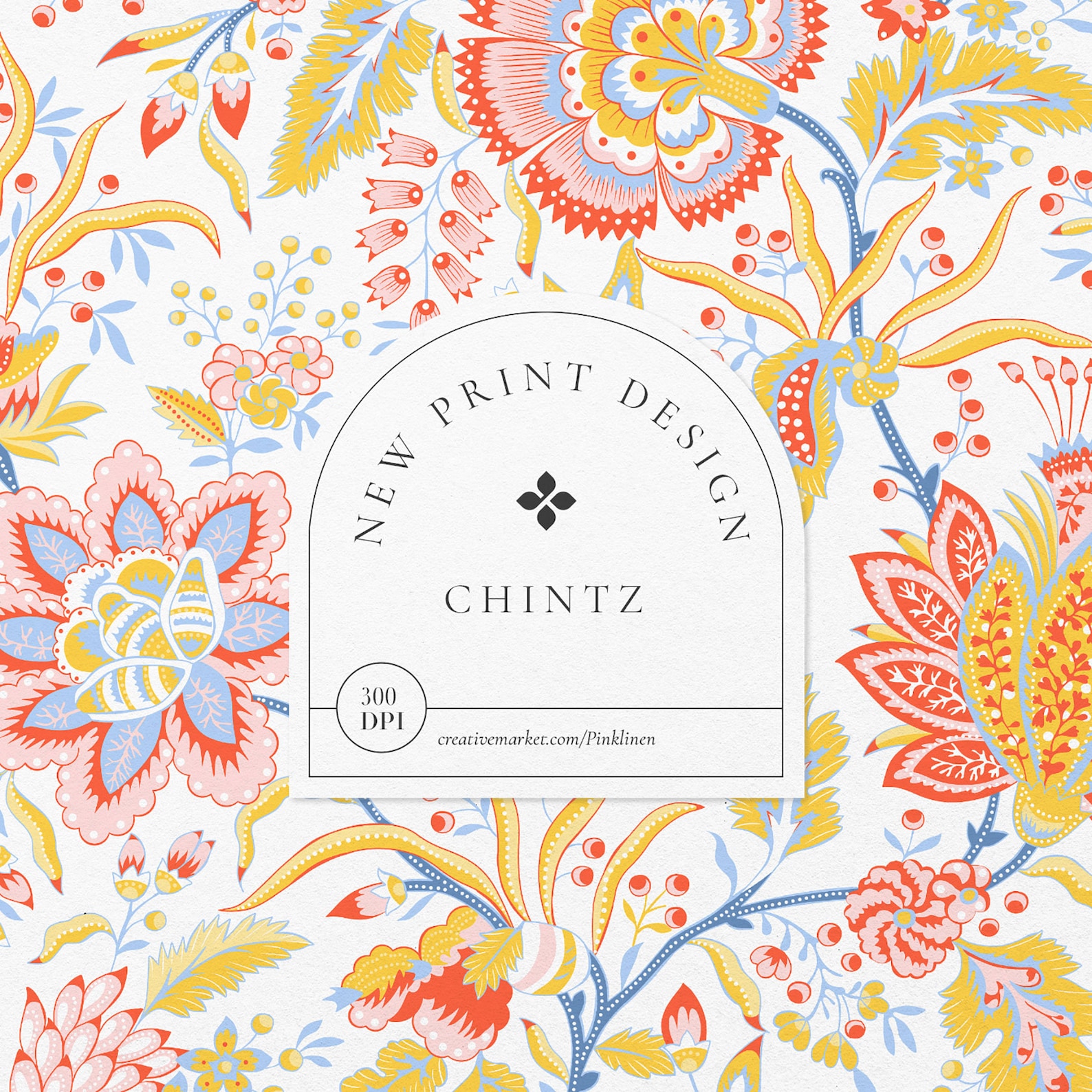 Vintage Chintz, Exquisite Print Patterns | Easy Color Separation ...
