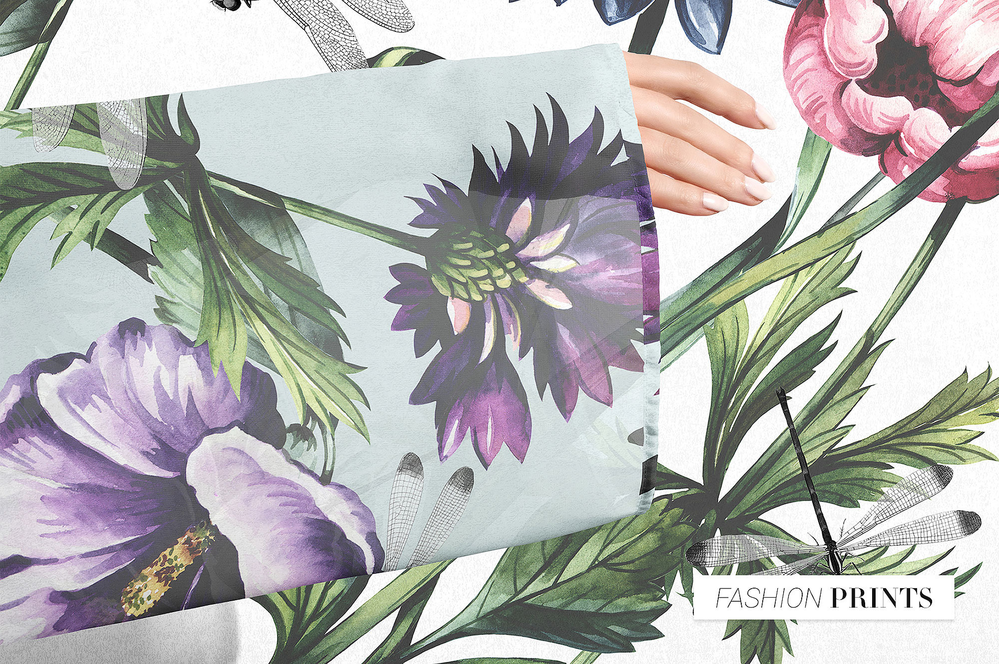 Flores De Lirios! Watercolour Pattern Designs - Etsy