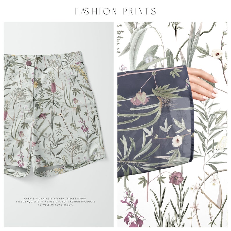 Soft Botanicals Surface Print Pattern Designs! - Etsy