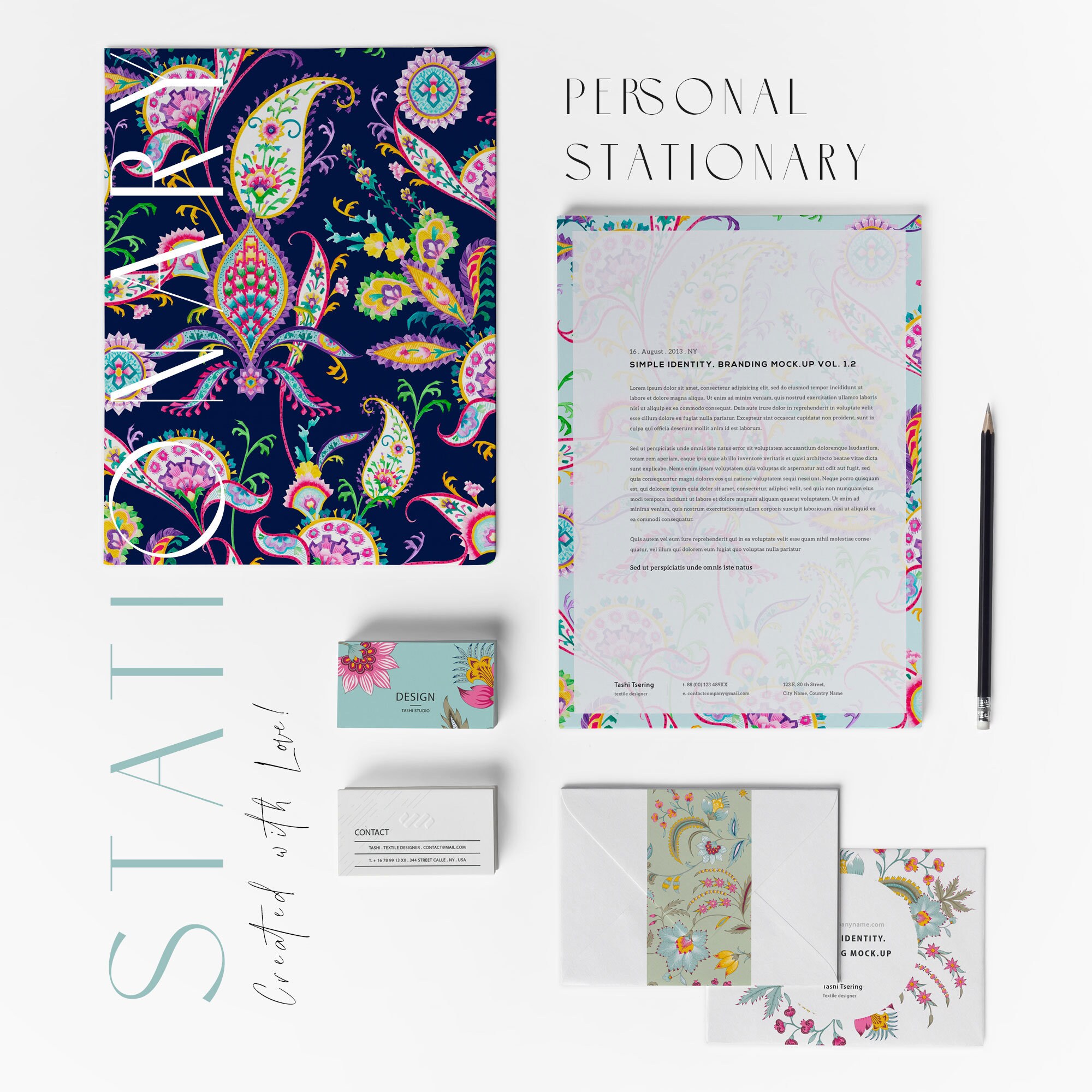 The Royal Paisley. Hand Painted Watercolour Paisley With Intricate ...