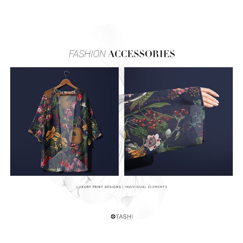 Exótica High End Luxurious Pattern Design With Exotic Flowers - Etsy