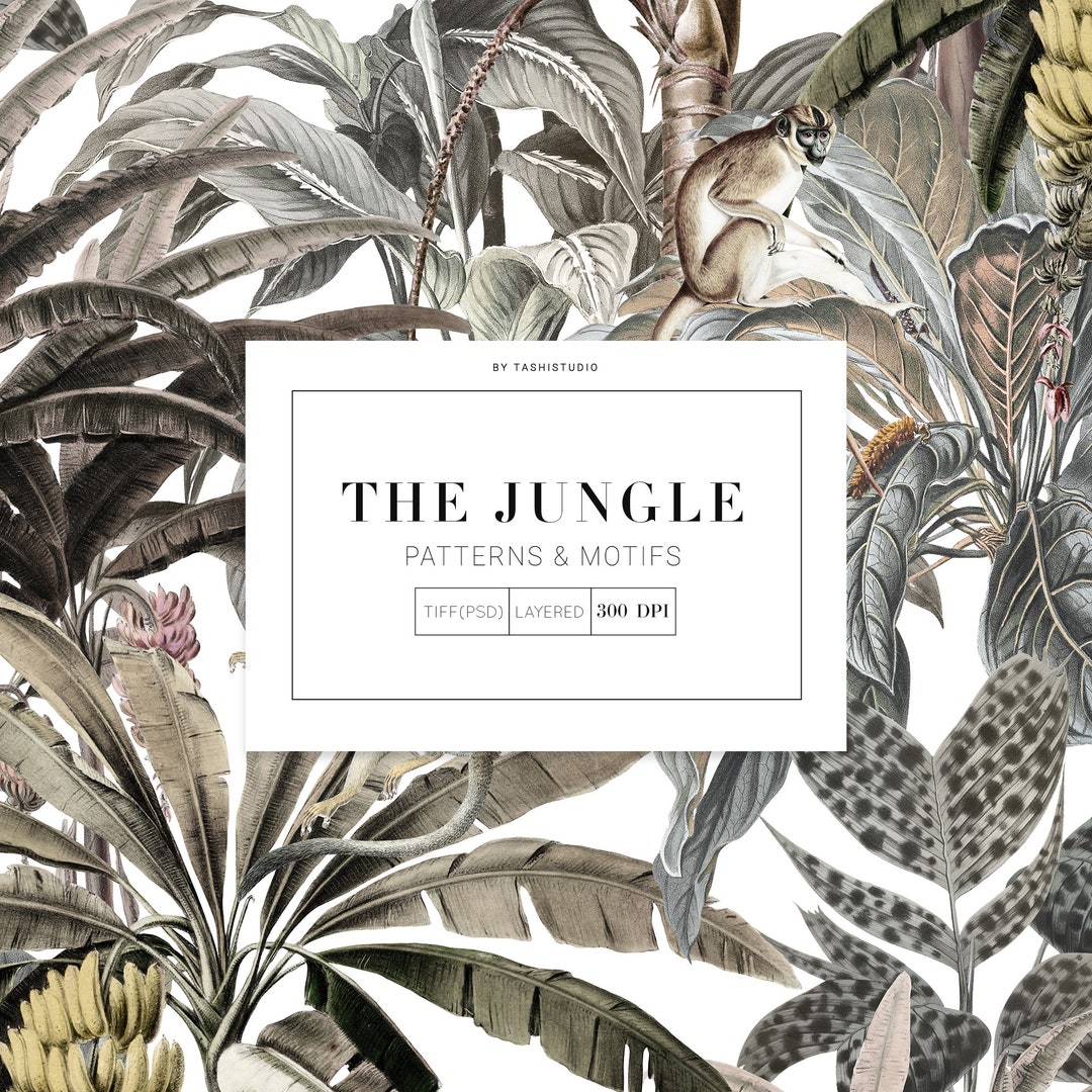 The Jungle Luxury Resort Print Patterns for High End Products! - Etsy