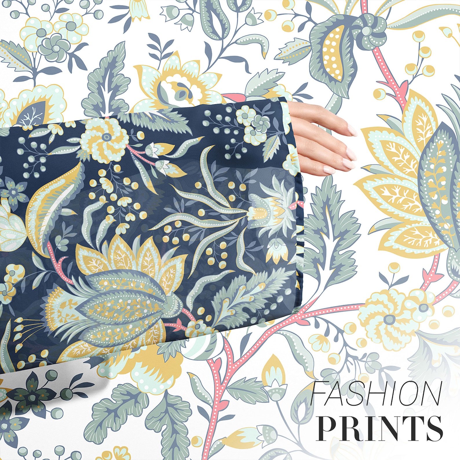 Vintage Chintz, Exquisite Print Patterns | Easy Color Separation ...
