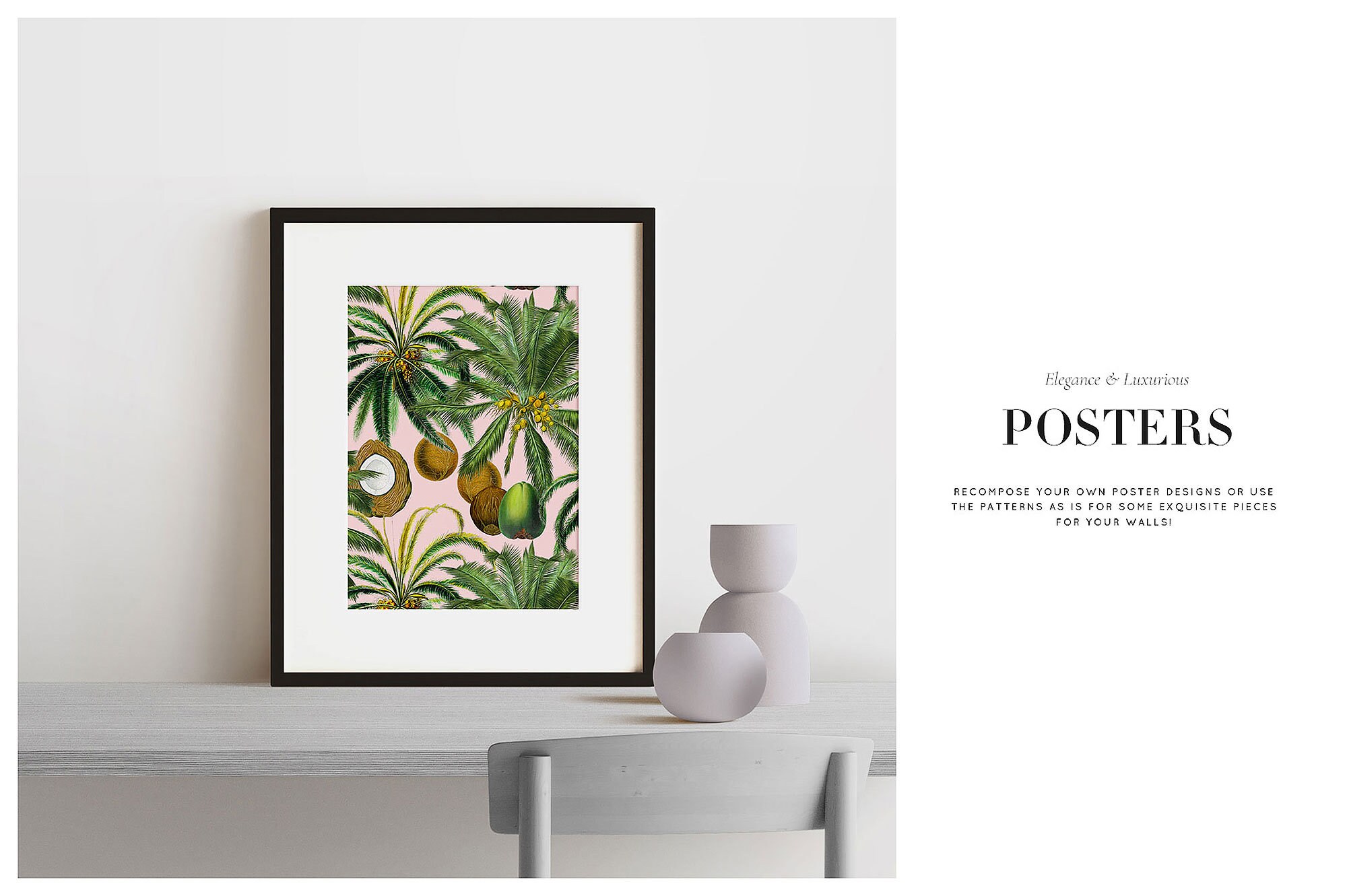Cocos, Tropical Print Patterns - Etsy