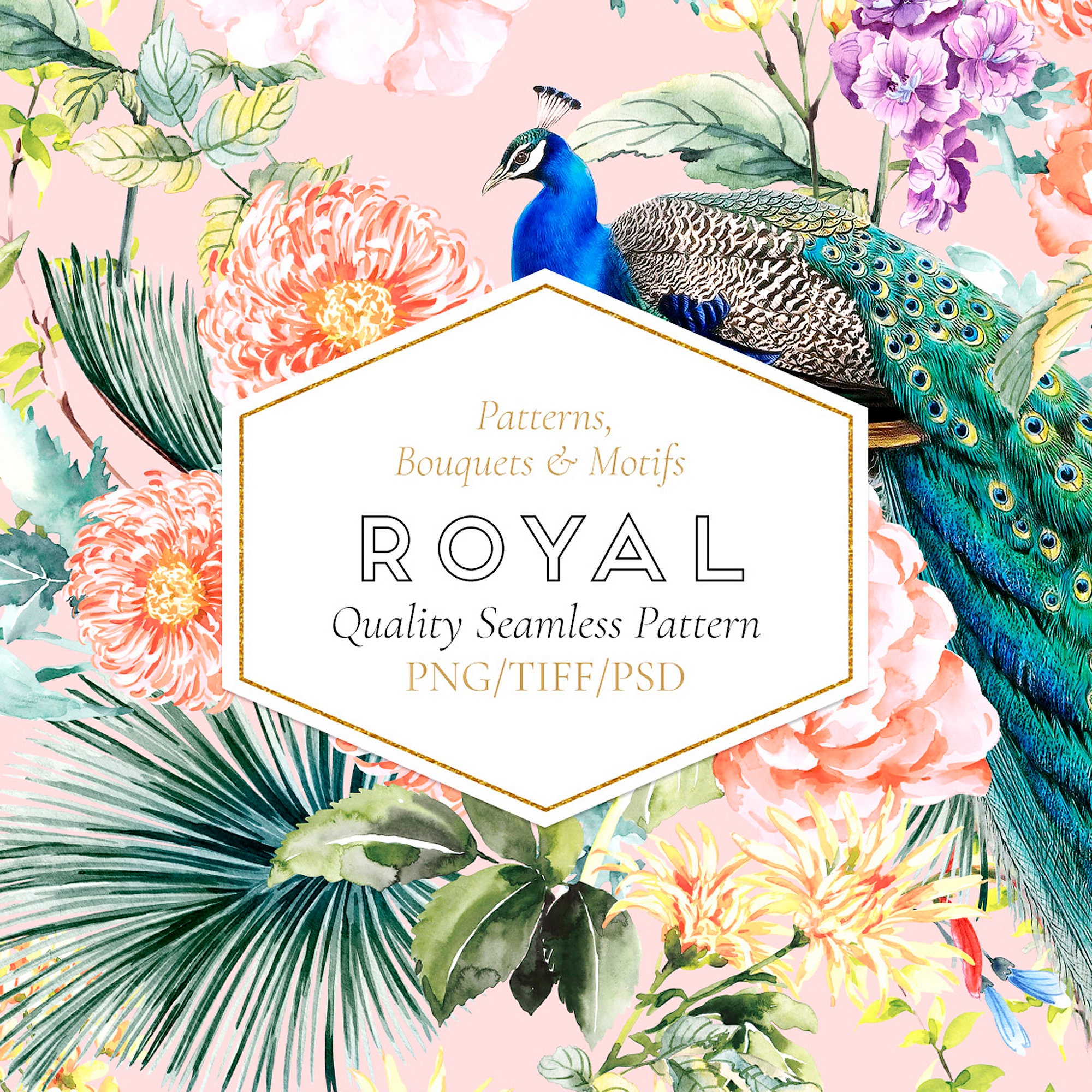 Royal, Handmade Exquisite Floral Pattern Design. - Etsy