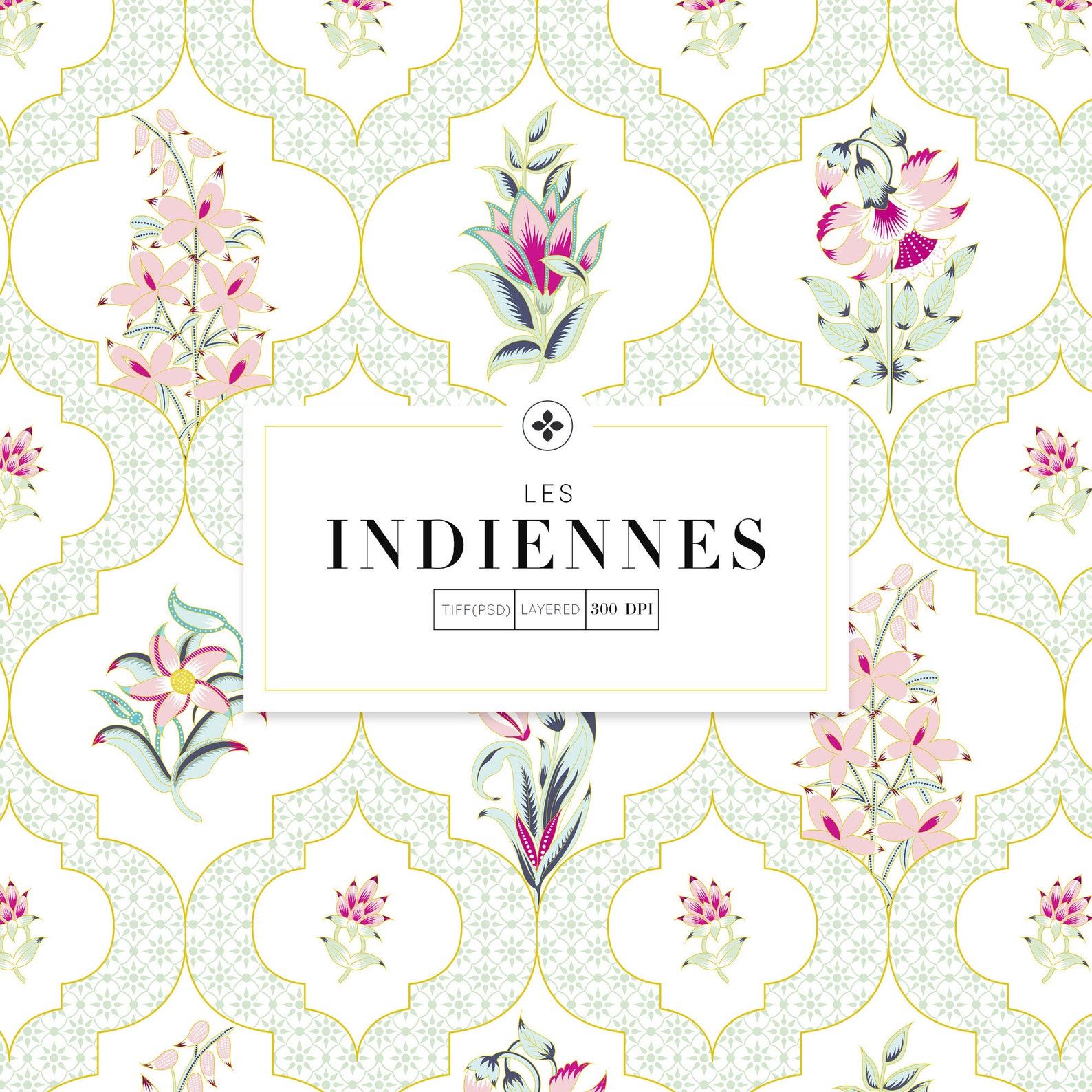 Indiennes, Exquisite Traditional Indian Buti Patterns and Motifs in ...