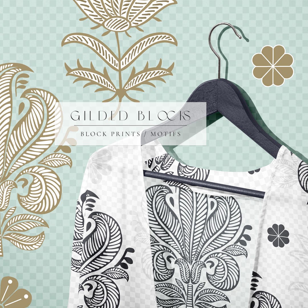 Gilded Blocks, Exquisite Block Prints in Limited Colors! - Etsy