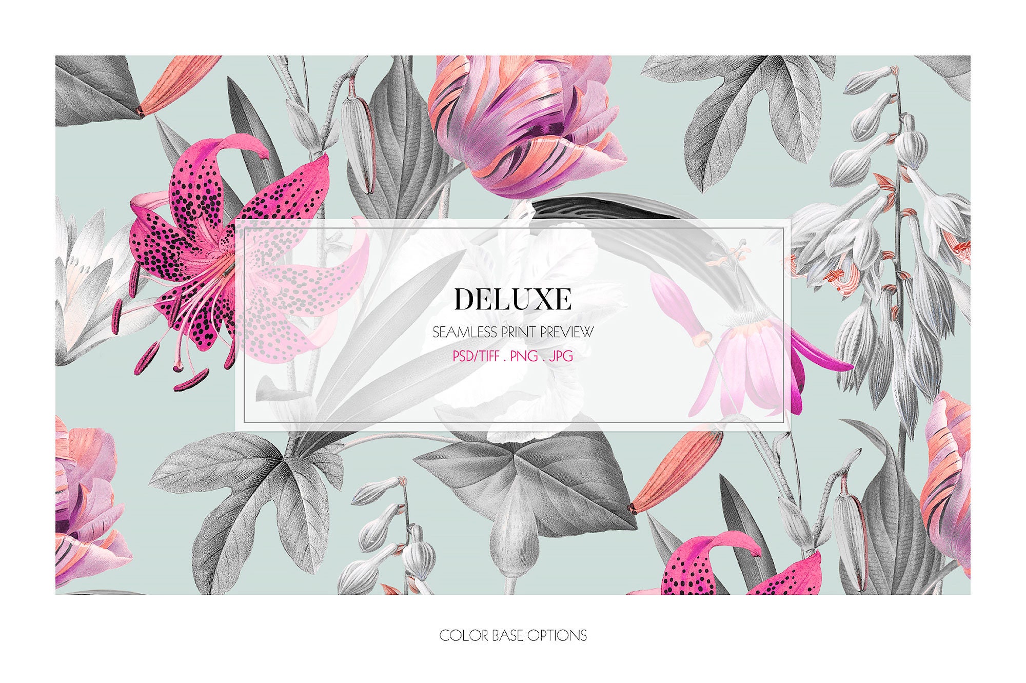 Deluxe, Luxurious Bold Floral Patterns. - Etsy