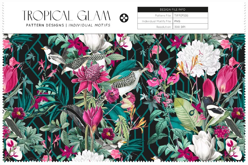 Tropical Glam, Luxury Tropical Designs. - Etsy