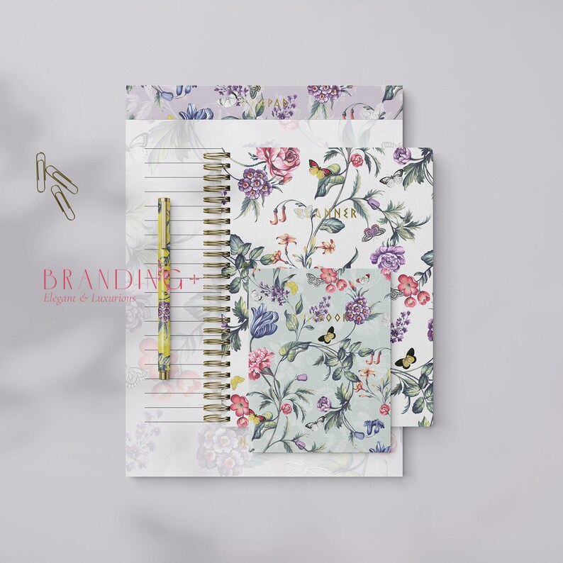 Hand Painted Watercolour Indian Floral Trail Surface Print Design in Seamless Repeats and ...