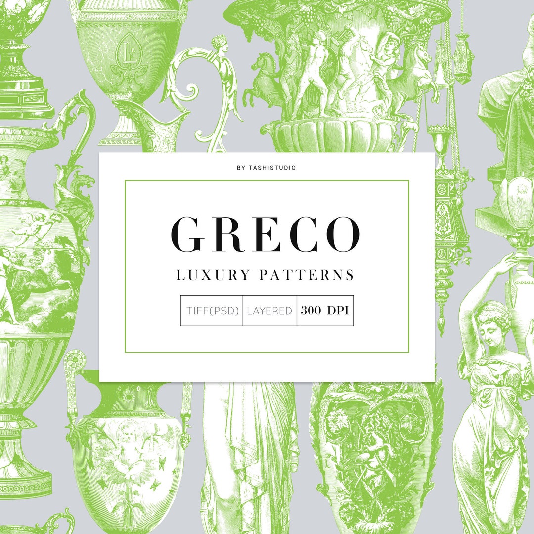 Greco Art Seamless Print Patterns - Etsy