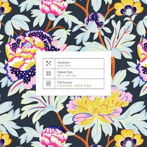 Radiant Petals, Luxury Floral Print Designs! - Etsy