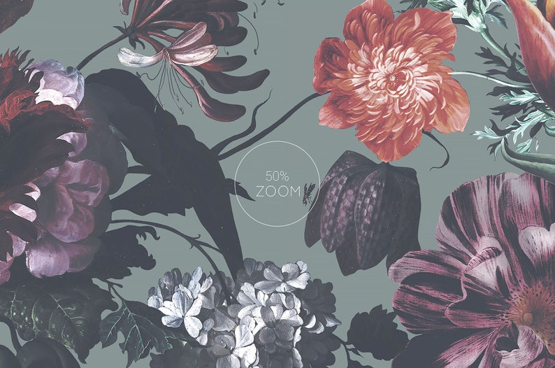 Nord, Luxury Dutch Floral Patterns - Etsy