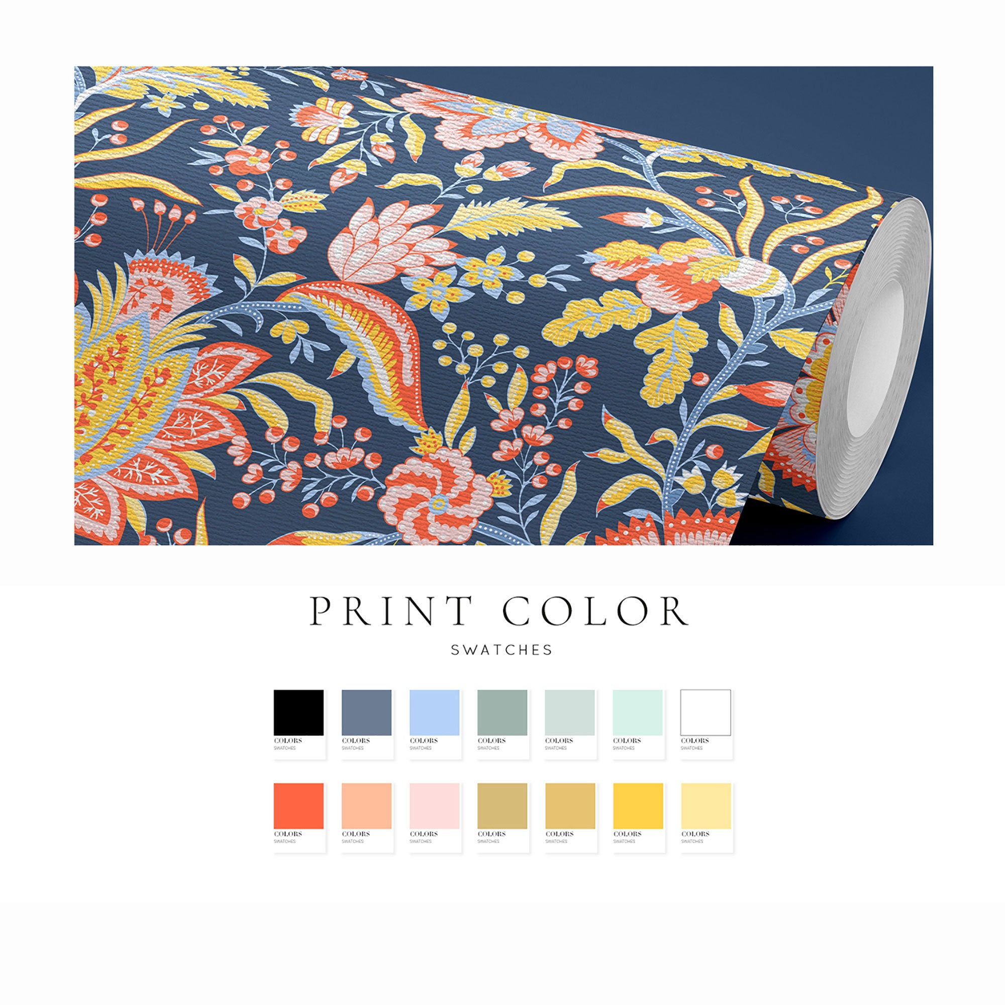Vintage Chintz, Exquisite Print Patterns | Easy Color Separation ...