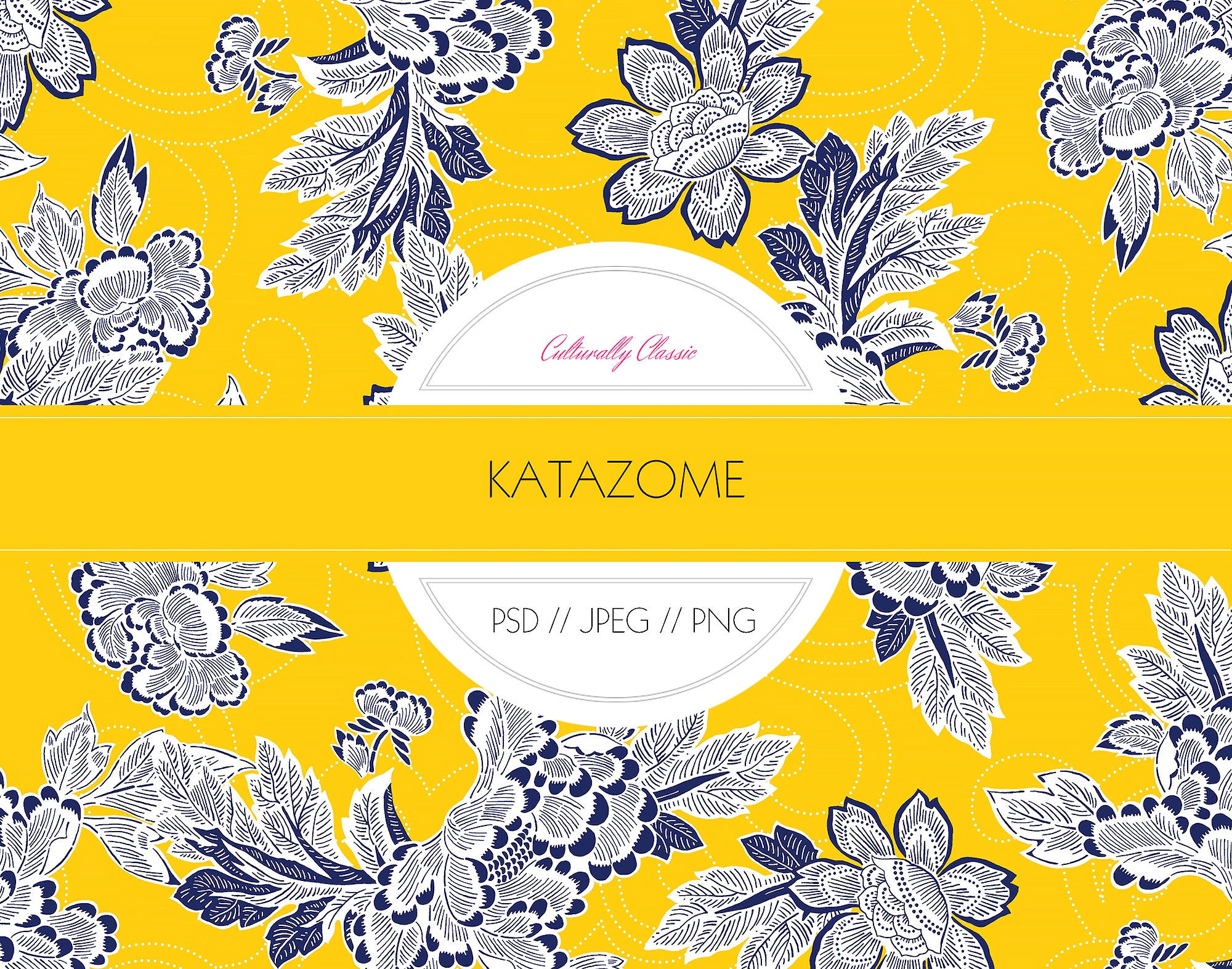 Katazome, Exquisite Japanese Resist Dye Inspired Print Patterns! - Etsy