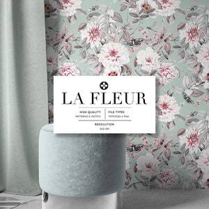 La Fleur, Bold and Luxurious Print Designs - Etsy