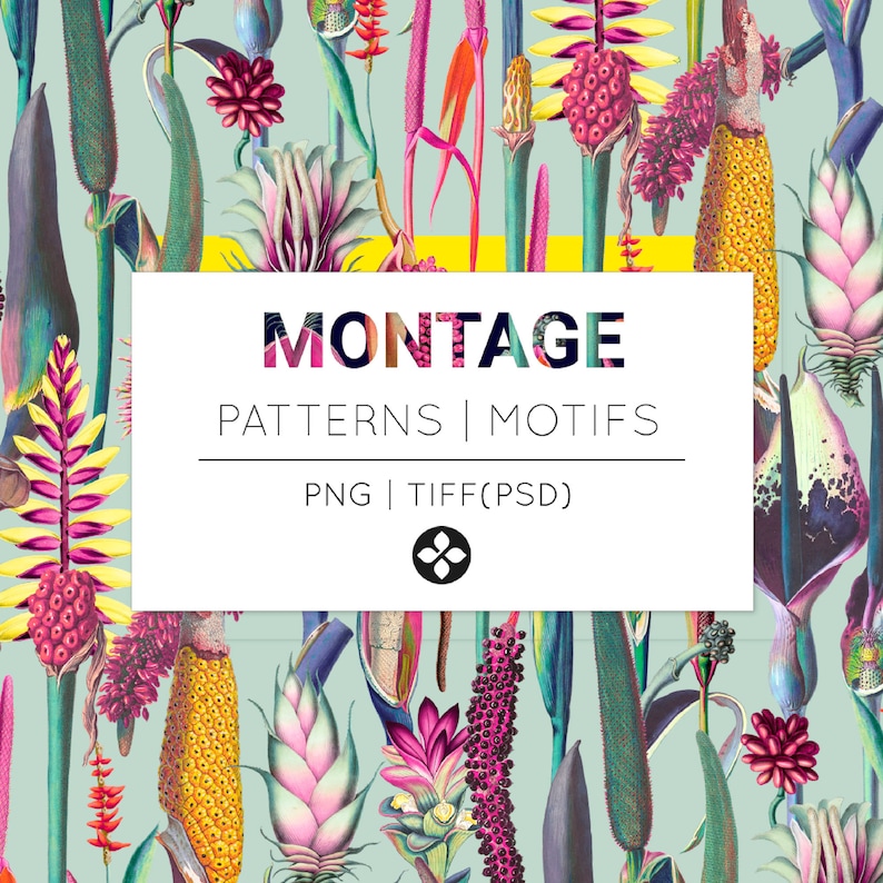 Montage, Luxury Exotic Print Patterns - Etsy