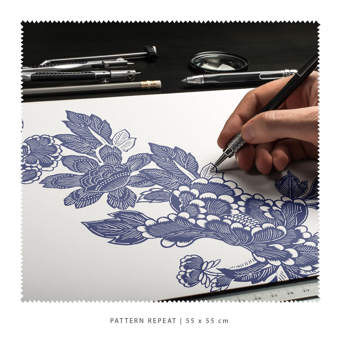 Katazome, Exquisite Japanese Resist Dye Inspired Print Patterns! - Etsy