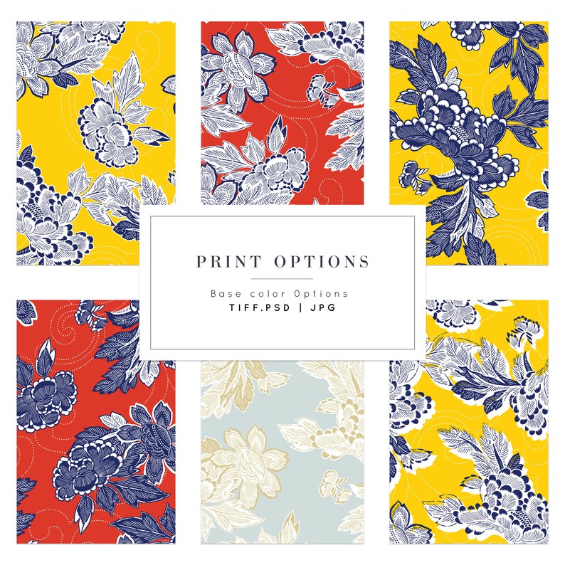Katazome, Exquisite Japanese Resist Dye Inspired Print Patterns! - Etsy