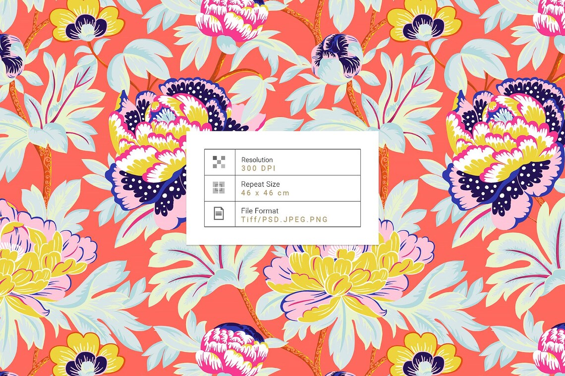 Radiant Petals, Luxury Floral Print Designs! - Etsy